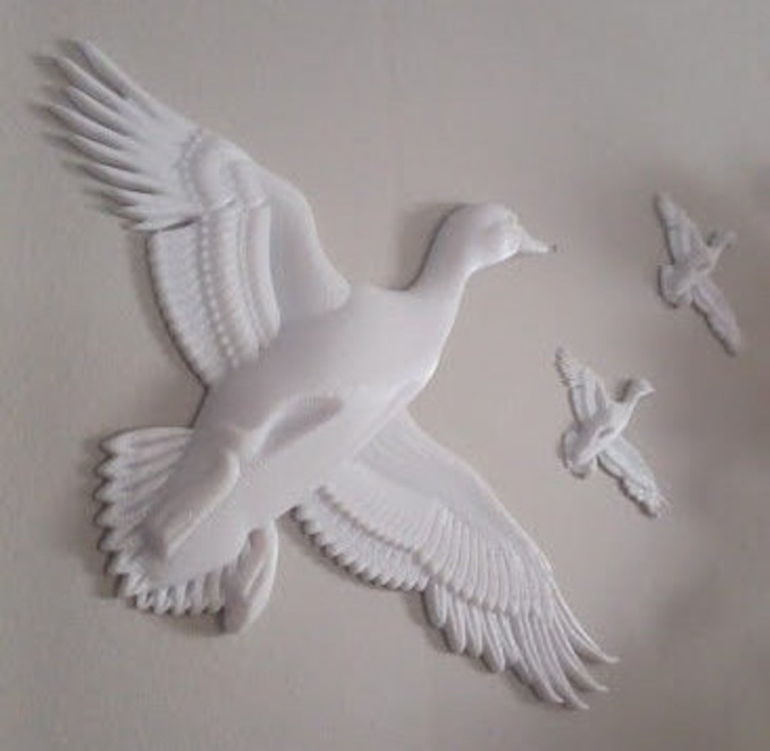 Mallard Duck 3d Print File Realistic Duck/ Wall Art 3d Print File/ Bird ...