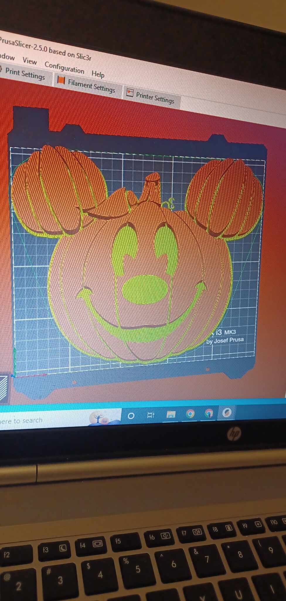 Mickey Pumpkin 3d Print File/ Digital Download for 3d Printing/ Mickey ...