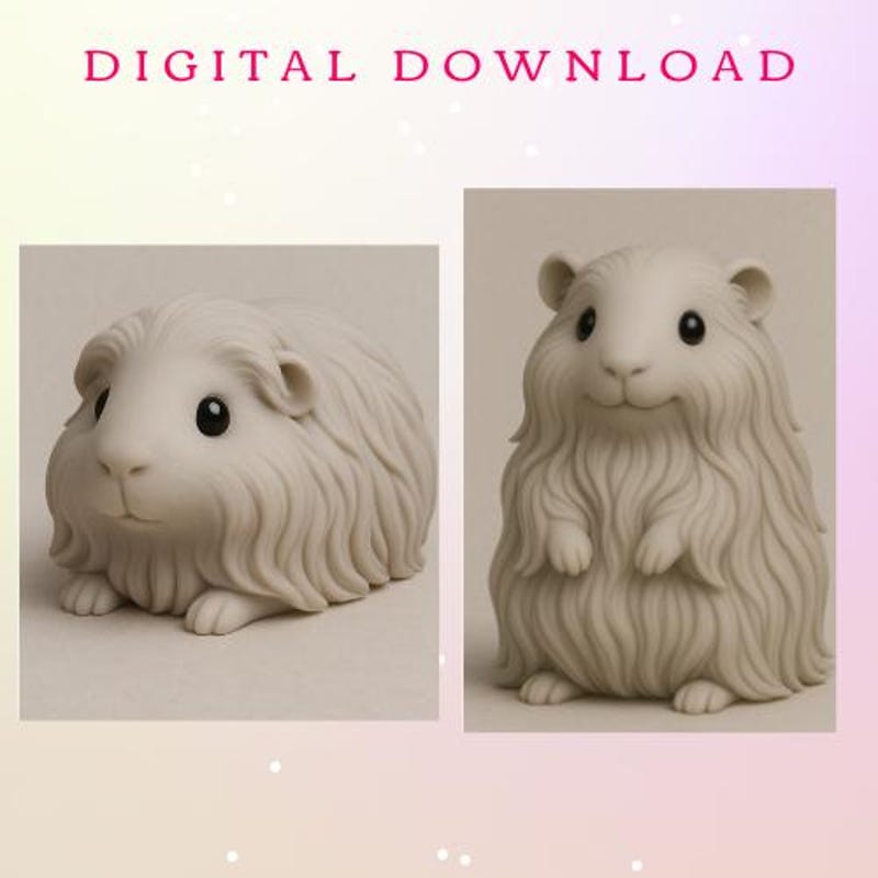 3 D Printer Guinea Pig - Etsy