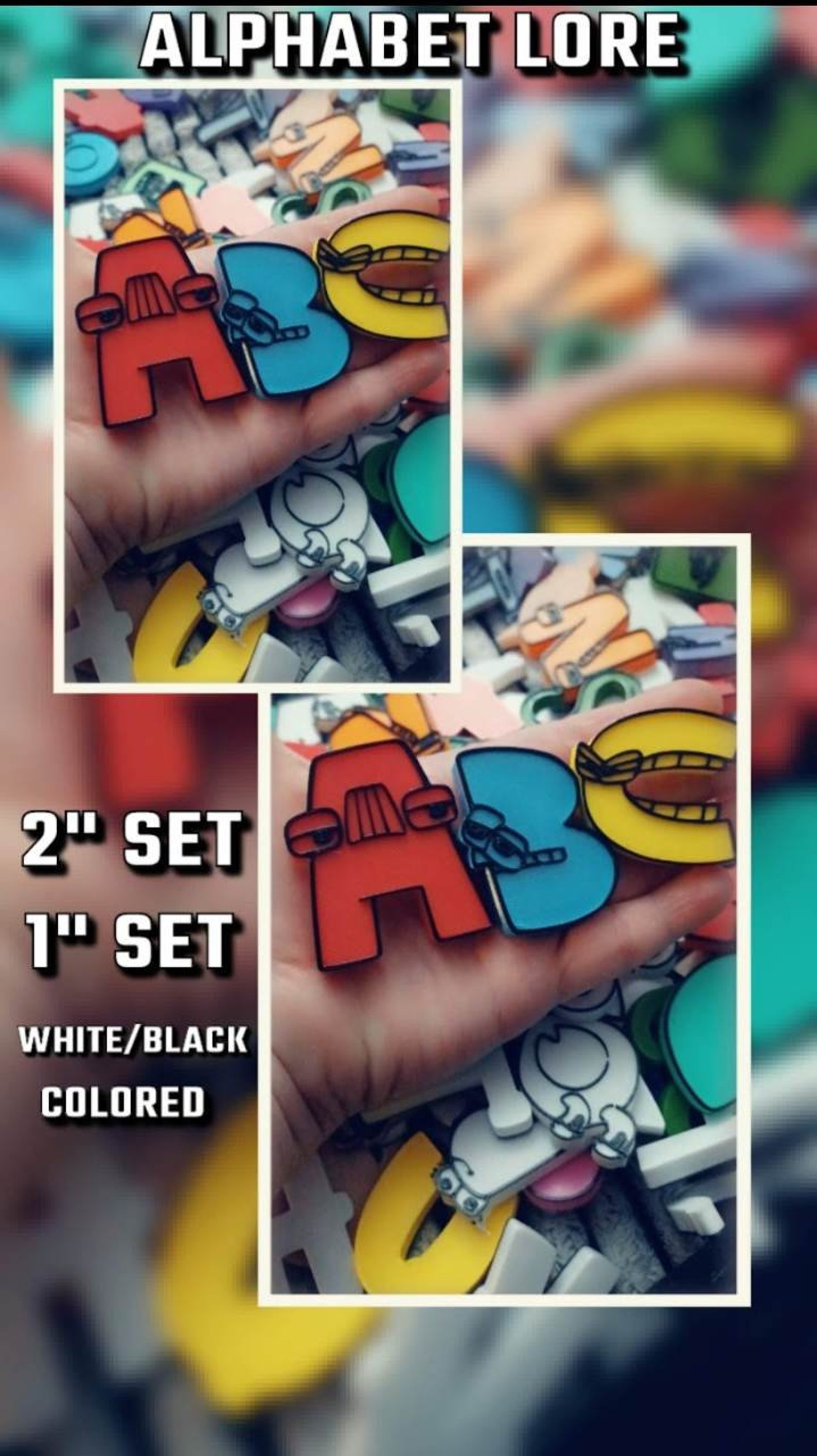 Alphabet Lore and Number Lore Digital Download Bundle A-Z and 0-9 3D ...