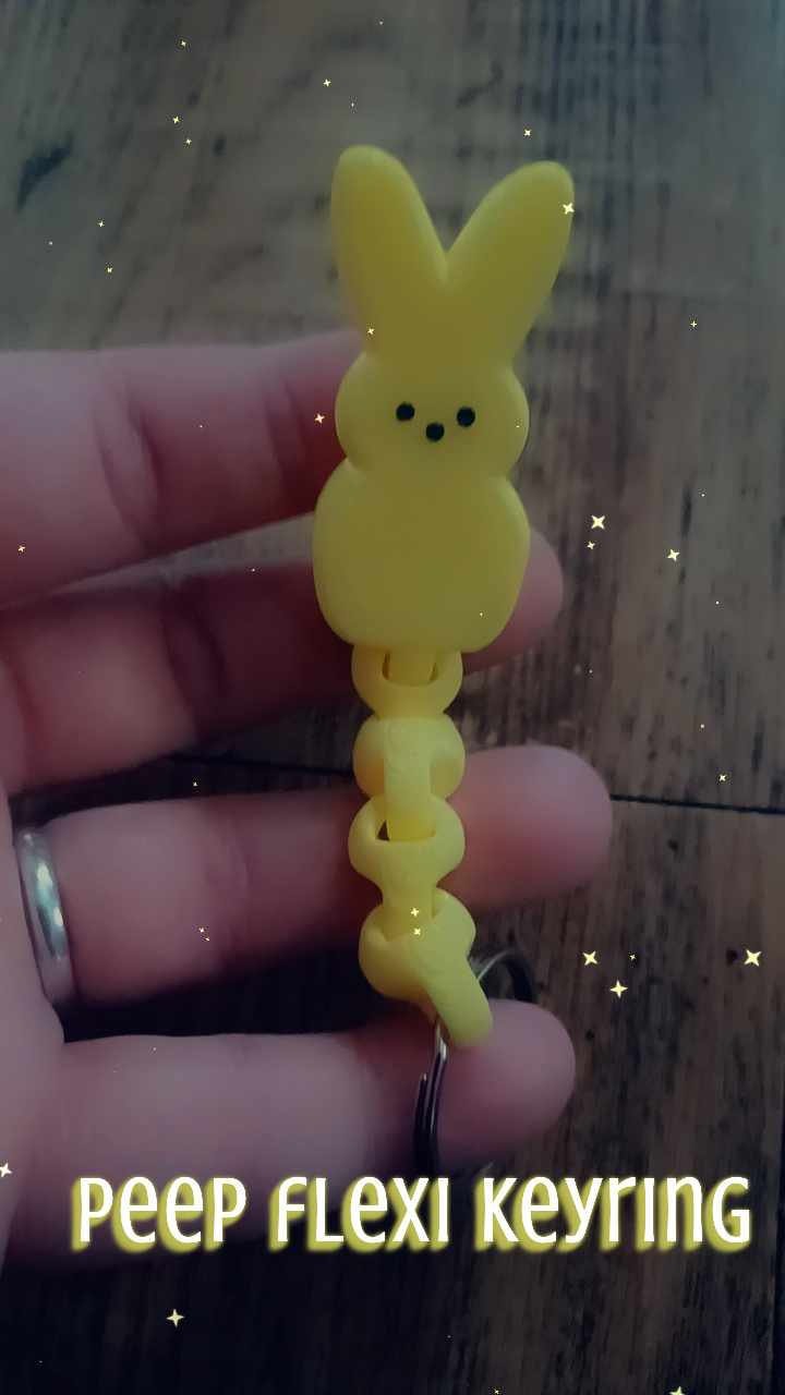 Peep Digital Download File for 3D Printing / Easter Peep Flexi -print ...