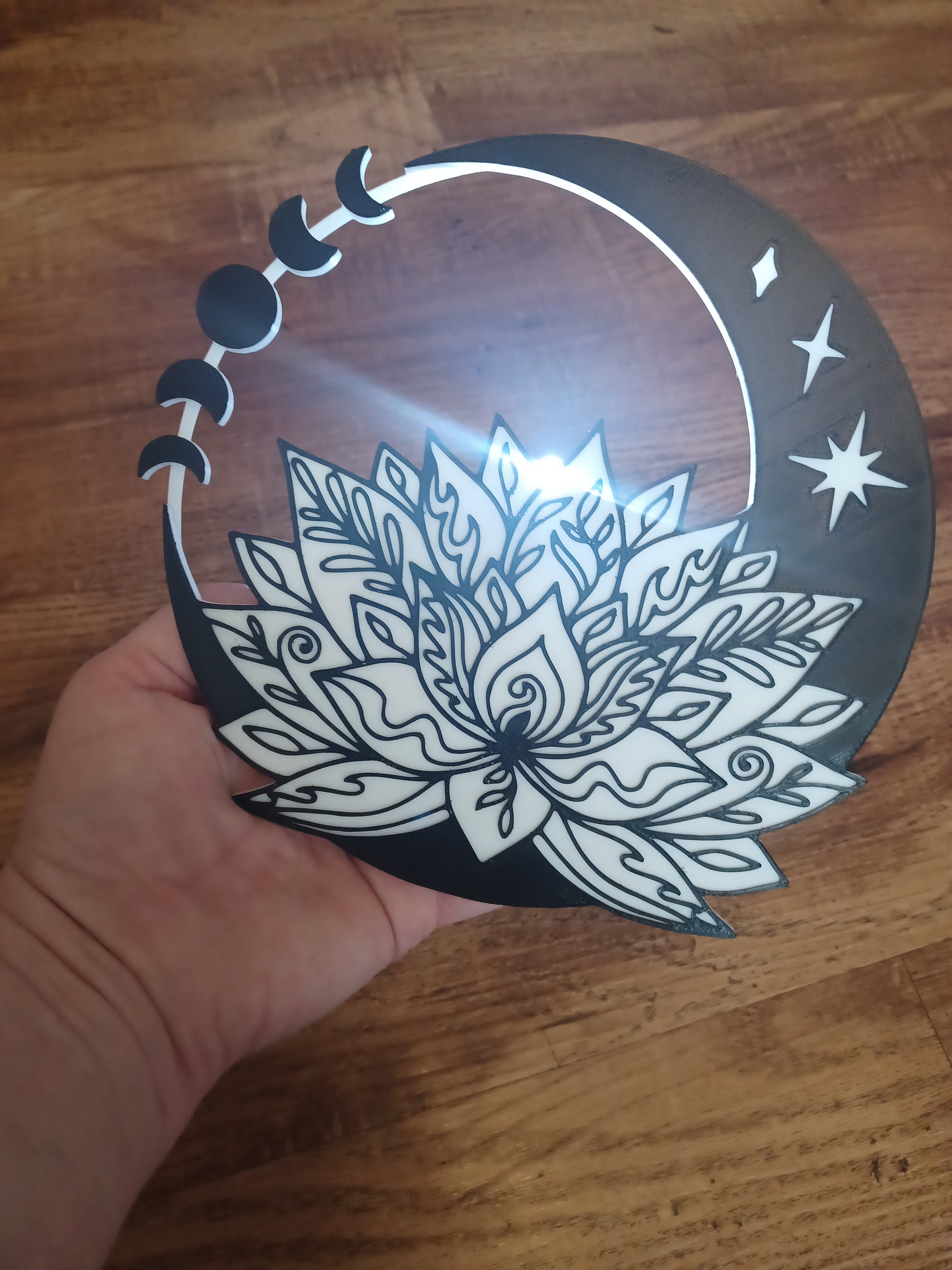 Lotus Moon Phases Stl File Digital Design Only / 3D Printing Stl File ...