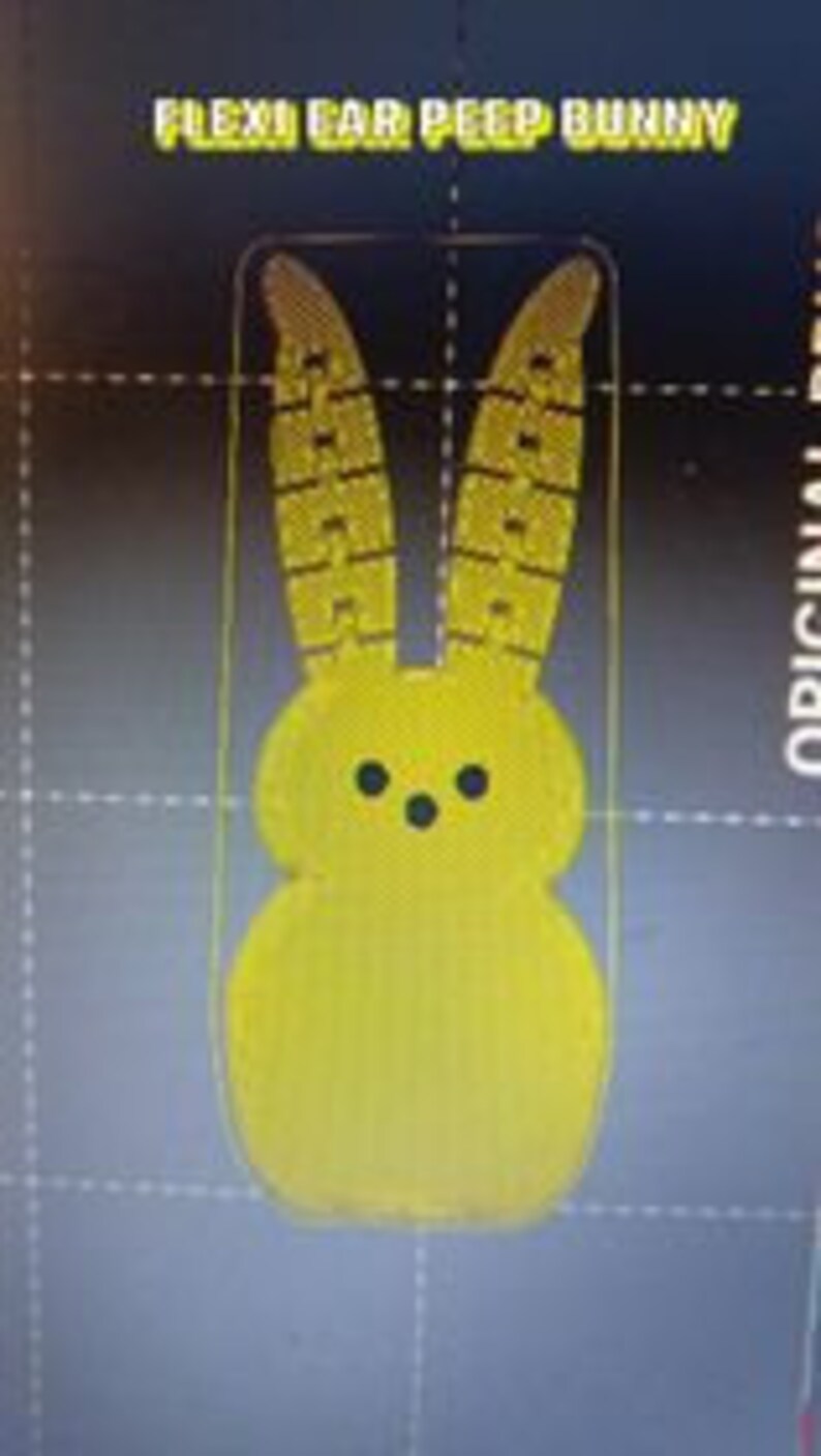 Peeps Bunny With Flexi Ears STL File Digital Item Only No Physical Item ...