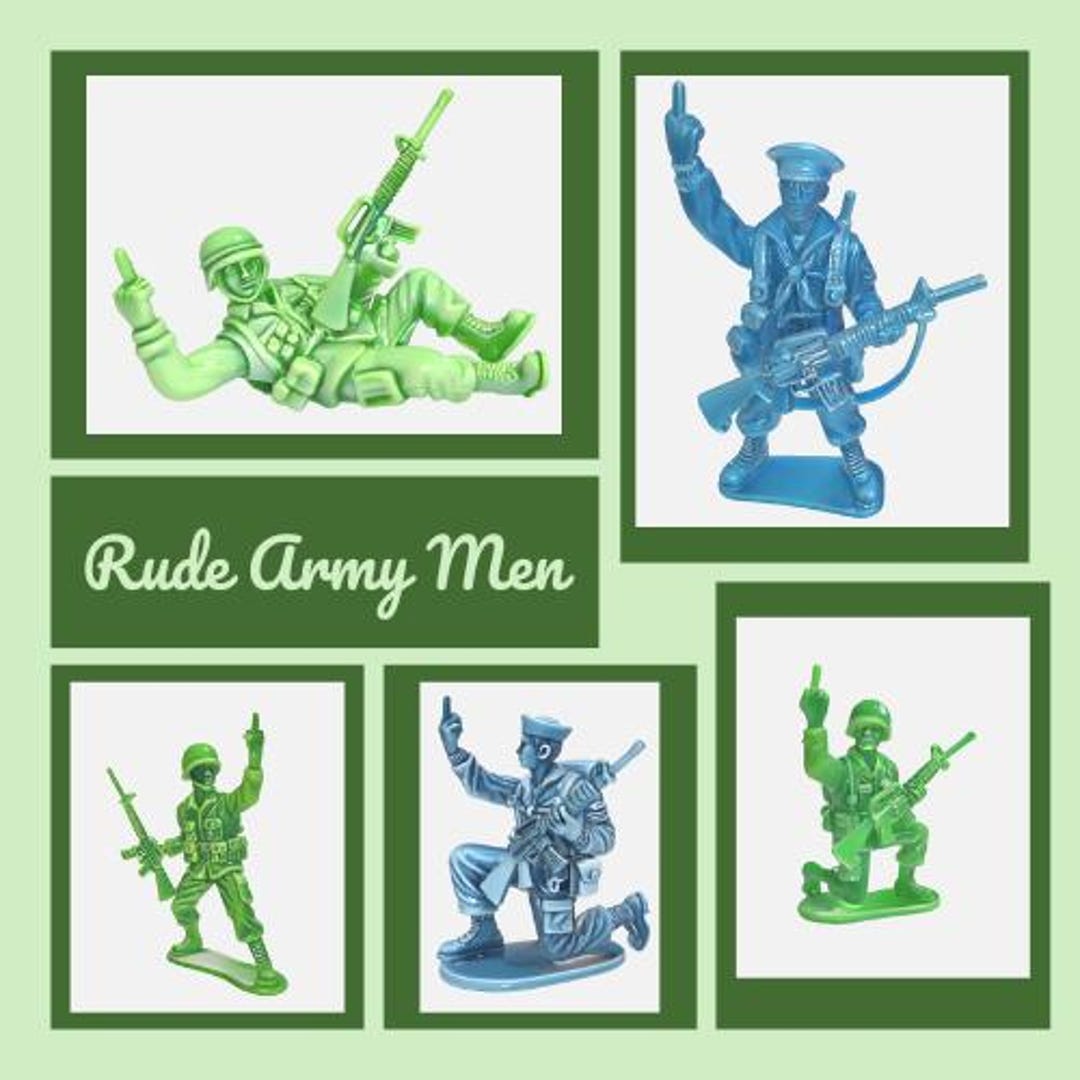 Army Men Rude Digital Download Bundle / STL / 3mf / Gag Gift / Plastic ...