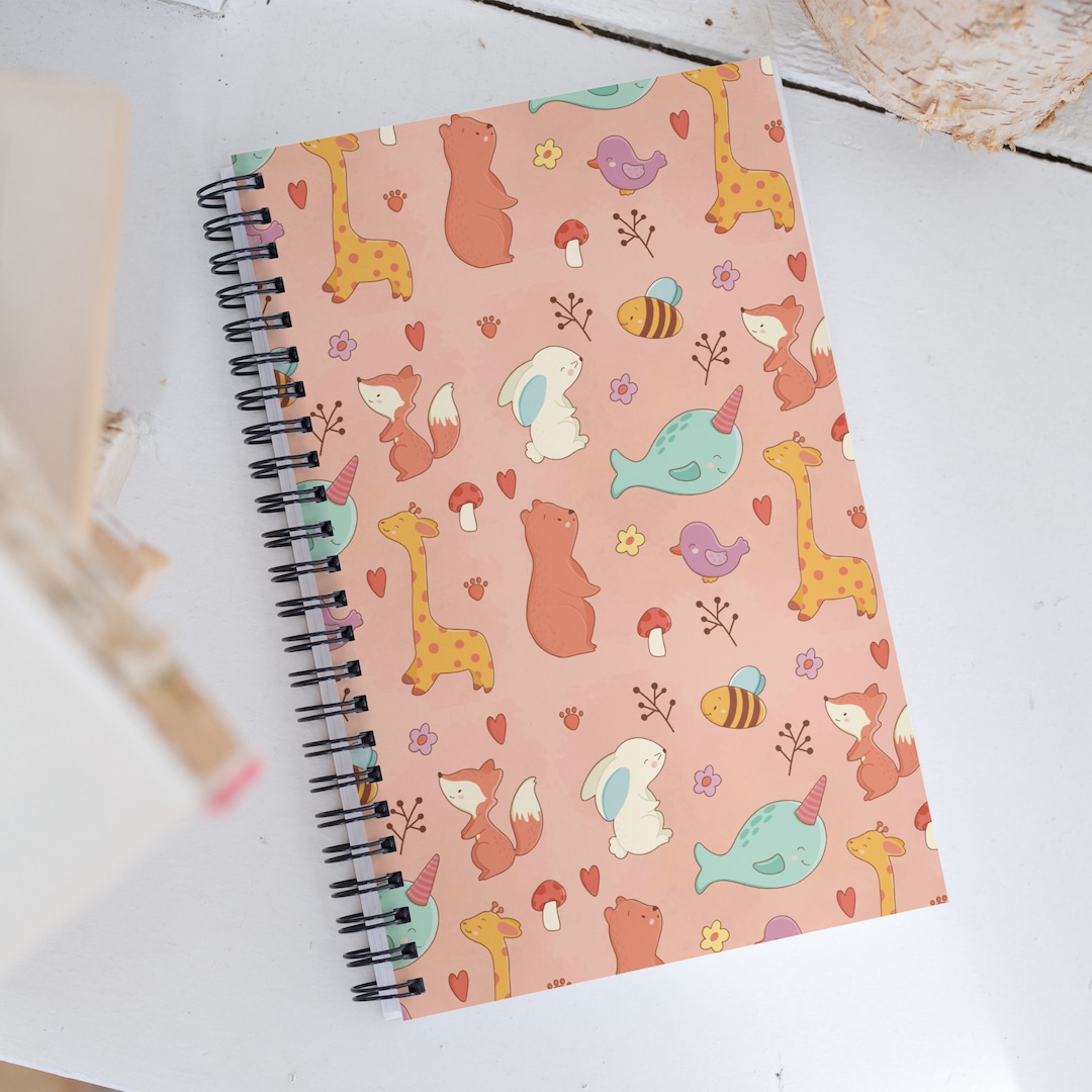 Spiral Notebook, Kids Notebook, Journal for Kids, Kids Writing Journal ...