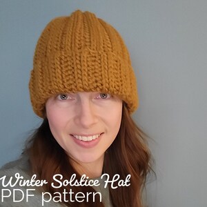 Winter Solstice Crochet Hat Pattern - Etsy