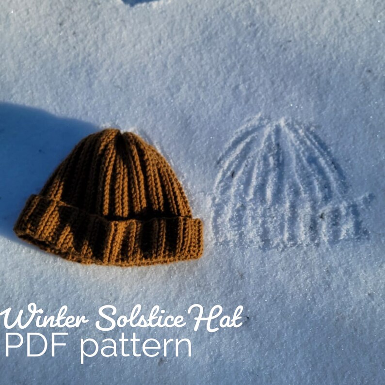 Winter Solstice Crochet Hat Pattern - Etsy