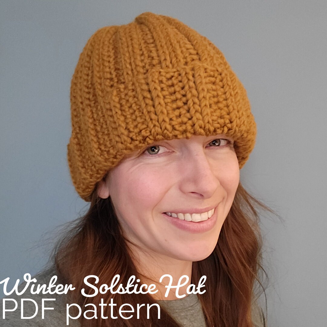 Winter Solstice Crochet Hat Pattern - Etsy