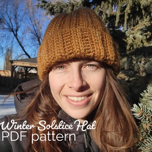 Winter Solstice Crochet Hat Pattern - Etsy