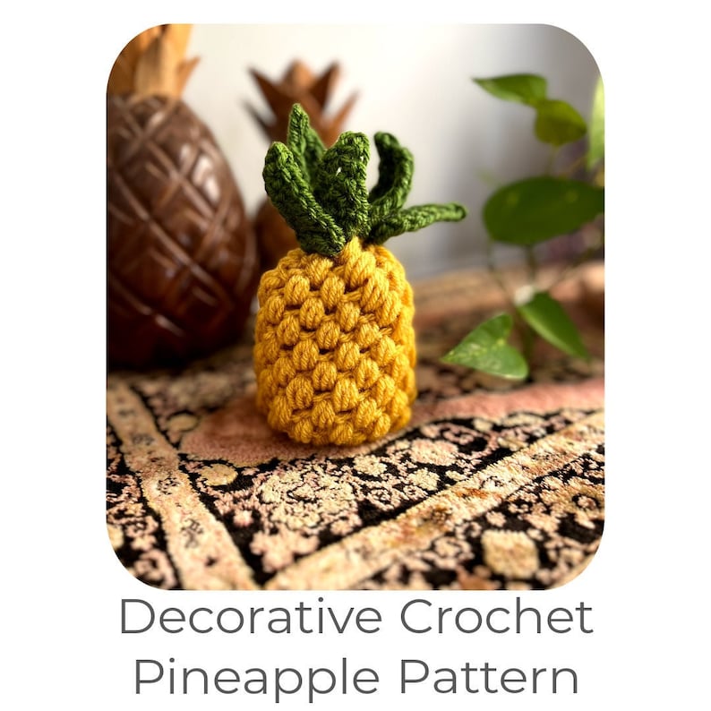 Crochet Pineapple Pattern - Etsy