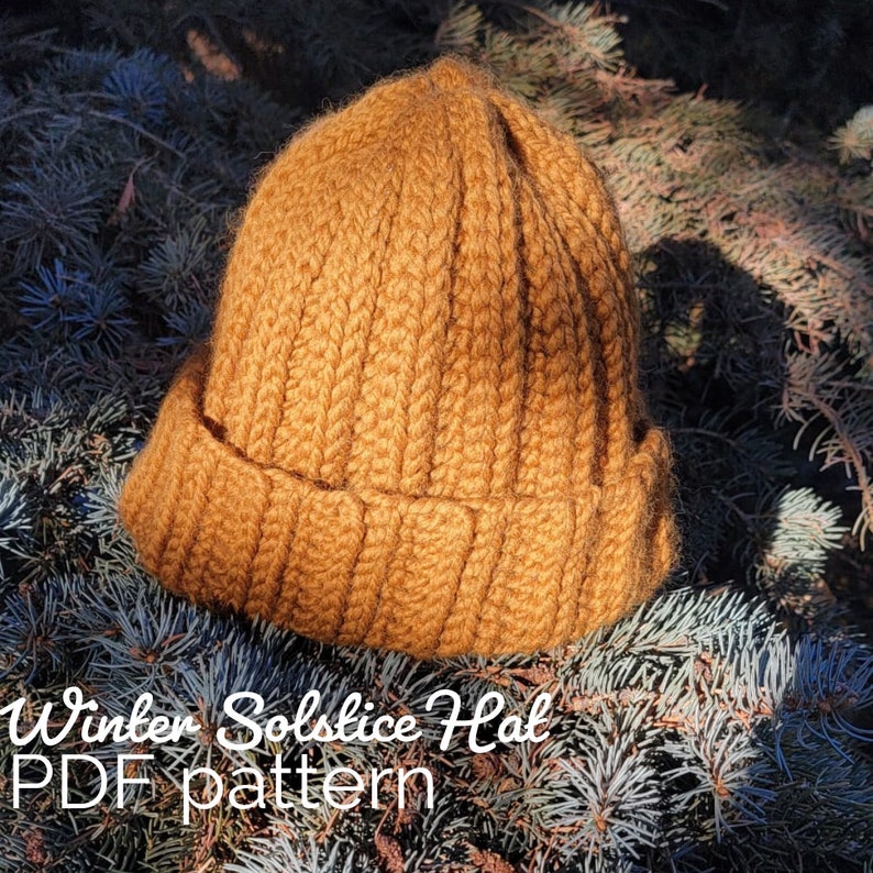 Winter Solstice Crochet Hat Pattern - Etsy
