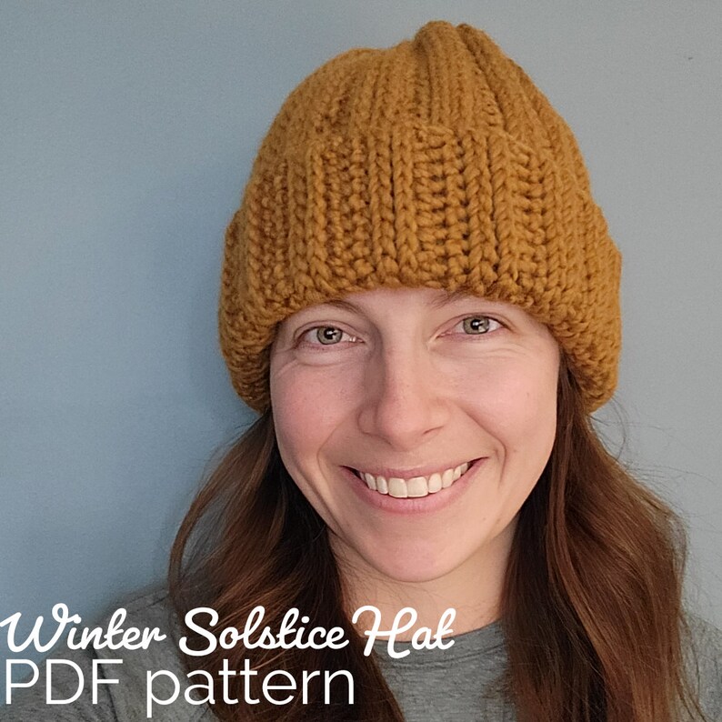 Winter Solstice Crochet Hat Pattern - Etsy