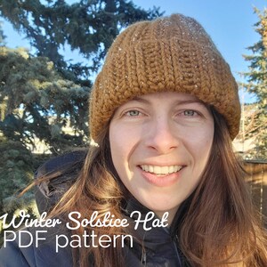 Winter Solstice Crochet Hat Pattern - Etsy
