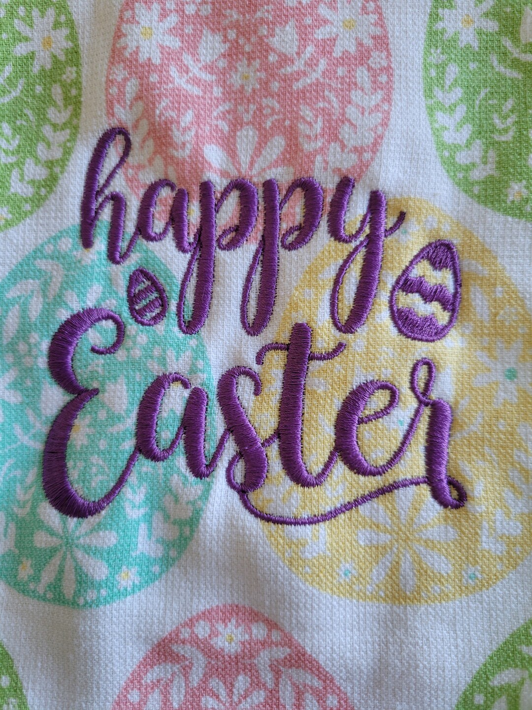 HAPPY EASTER Machine Embroidery Design Pattern 4x4 Hoop Digital ...