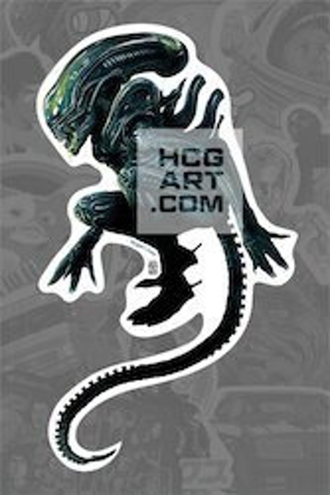 Alien Xenomorph Sticker by Vance Kelly - Etsy