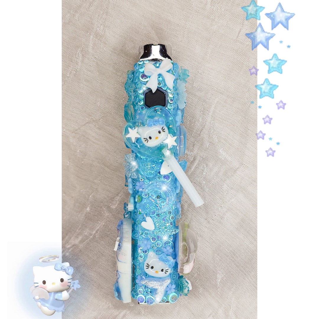 Hello Kitty Blue Ooze Thread Pen Gardening Routine Sanrio Penjamin - Etsy