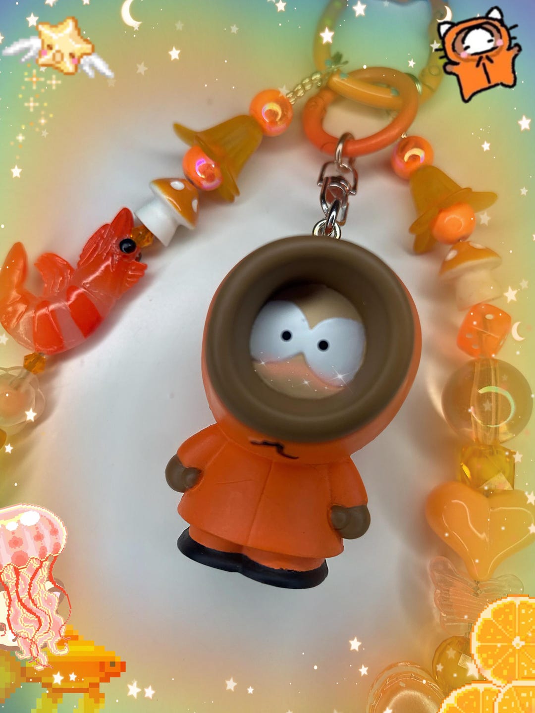 South Park Kenny Kyle Stan Cartman Trinket Keychain Bracelet Rave Candy ...