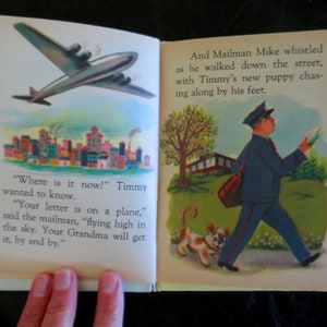 Vintage 'mailman Mike' Book | 1959 Collectible A Rand Mcnally Junior ...