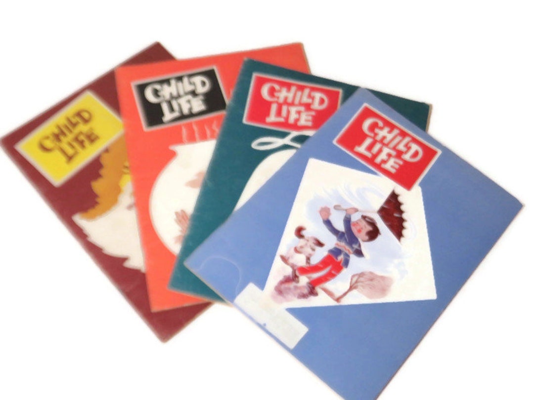 4 Vintage "child Life" Magazines 1966/67 Editions Oldest Continuously ...