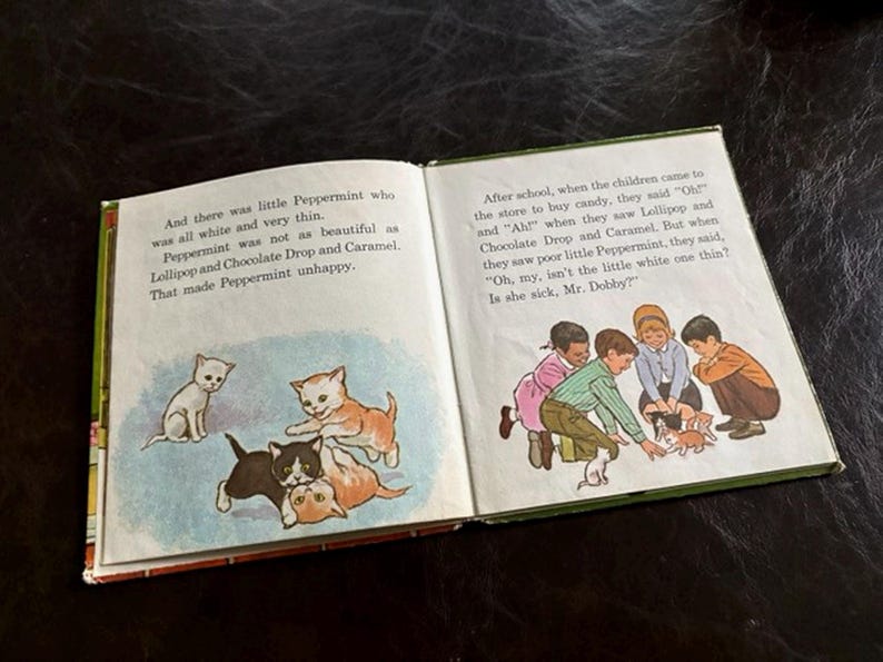 Vintage 1966 'peppermint' Whitman Tell-a-tale Book #2525 - Etsy