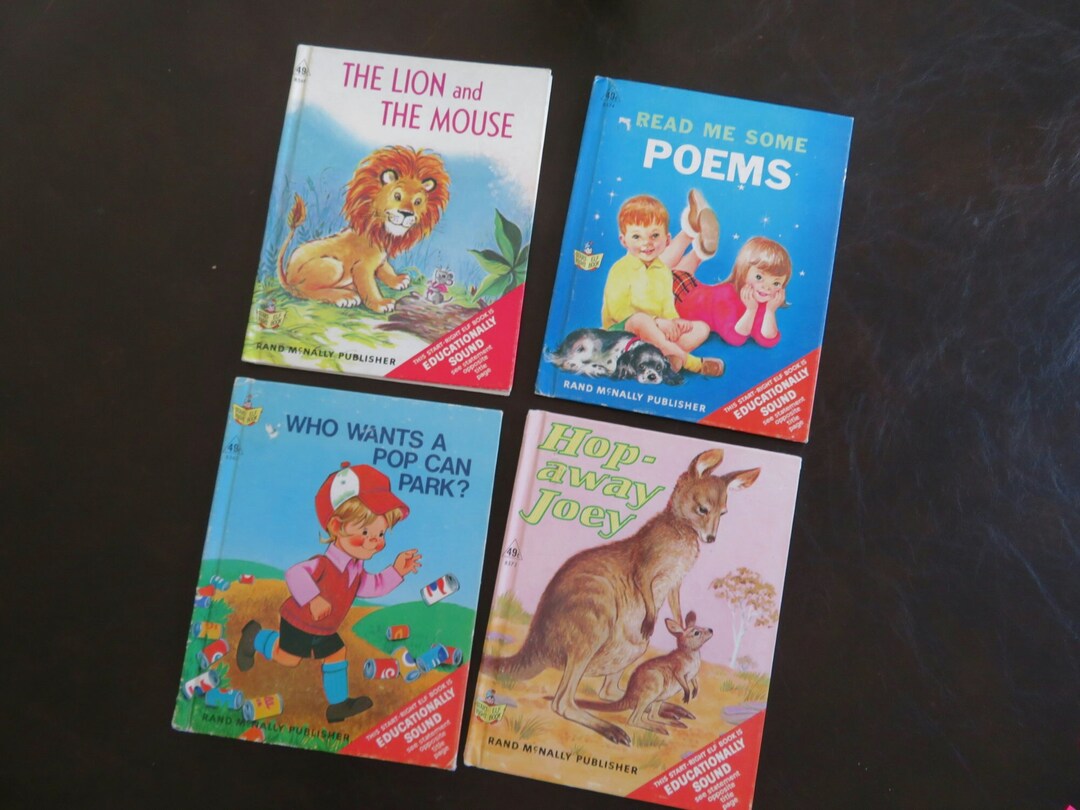 4 Vintage Children's Books Start-right Elf Educationally Sound Book ...