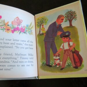 Vintage 'mailman Mike' Book | 1959 Collectible A Rand Mcnally Junior ...