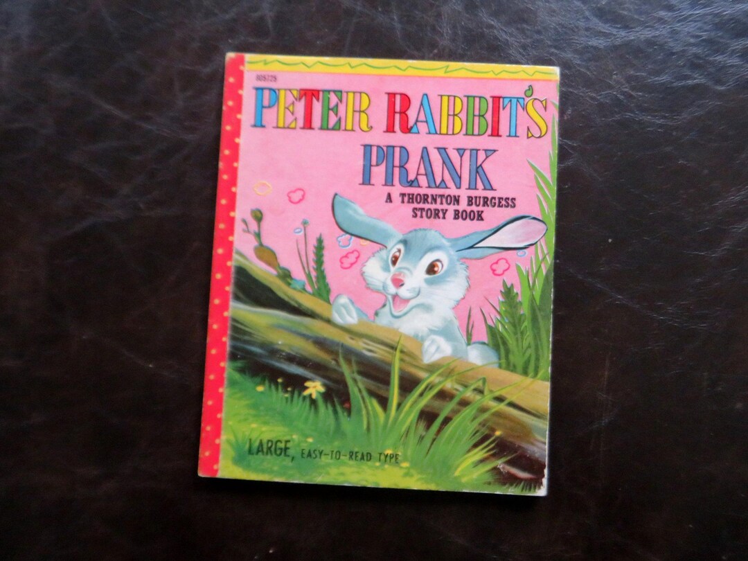 Vintage 1953 Peter Rabbit's Prank Book: Thornton Burgess Story - Etsy