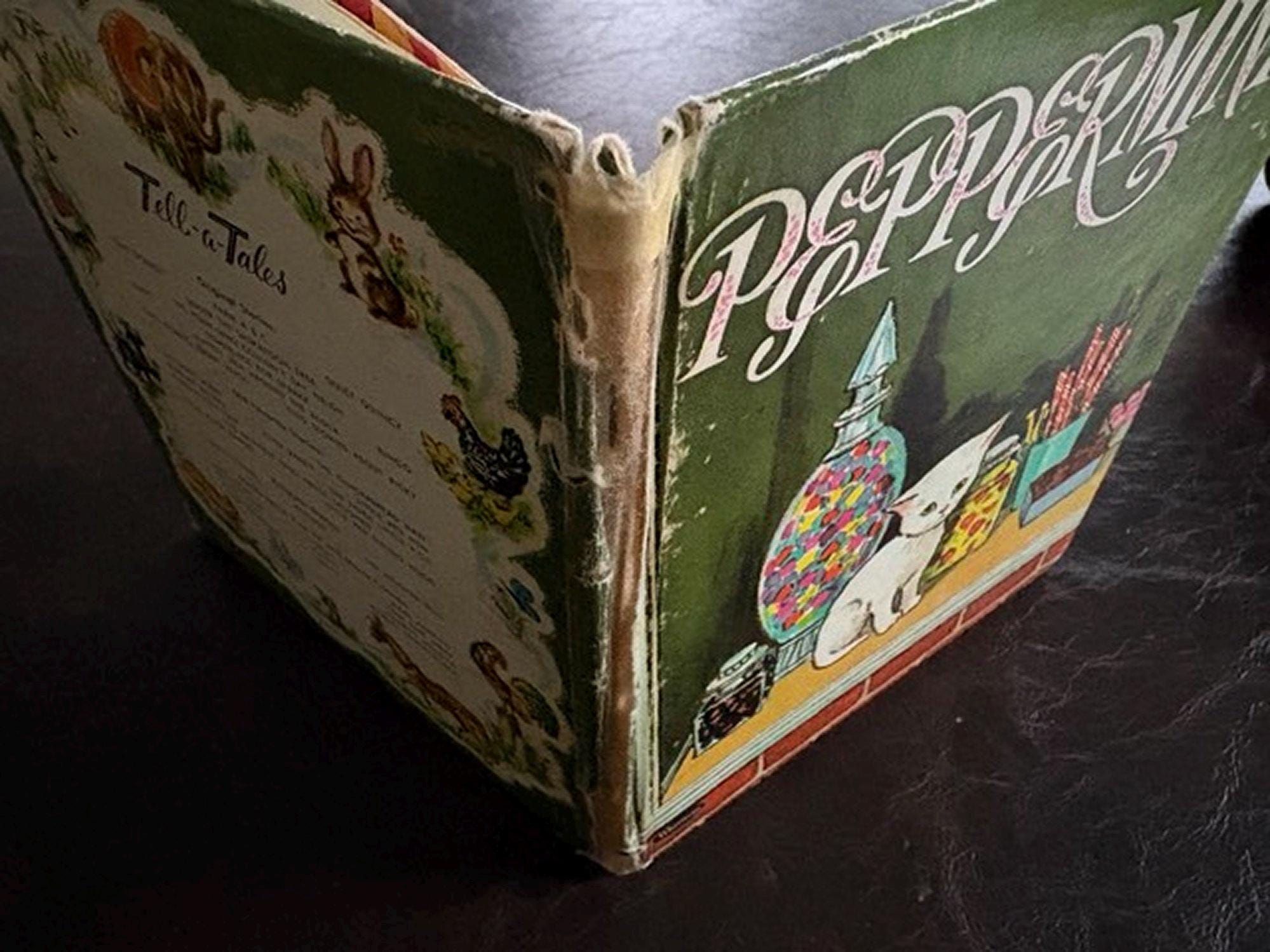 Vintage 1966 'peppermint' Whitman Tell-a-tale Book #2525 - Etsy