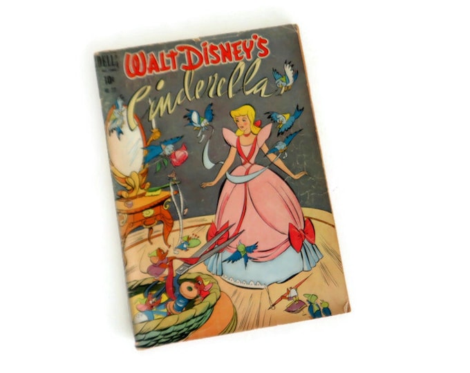 Vintage Dell Comic 1950 Walt Disney's "cinderella" Comic Book No. 272 ...