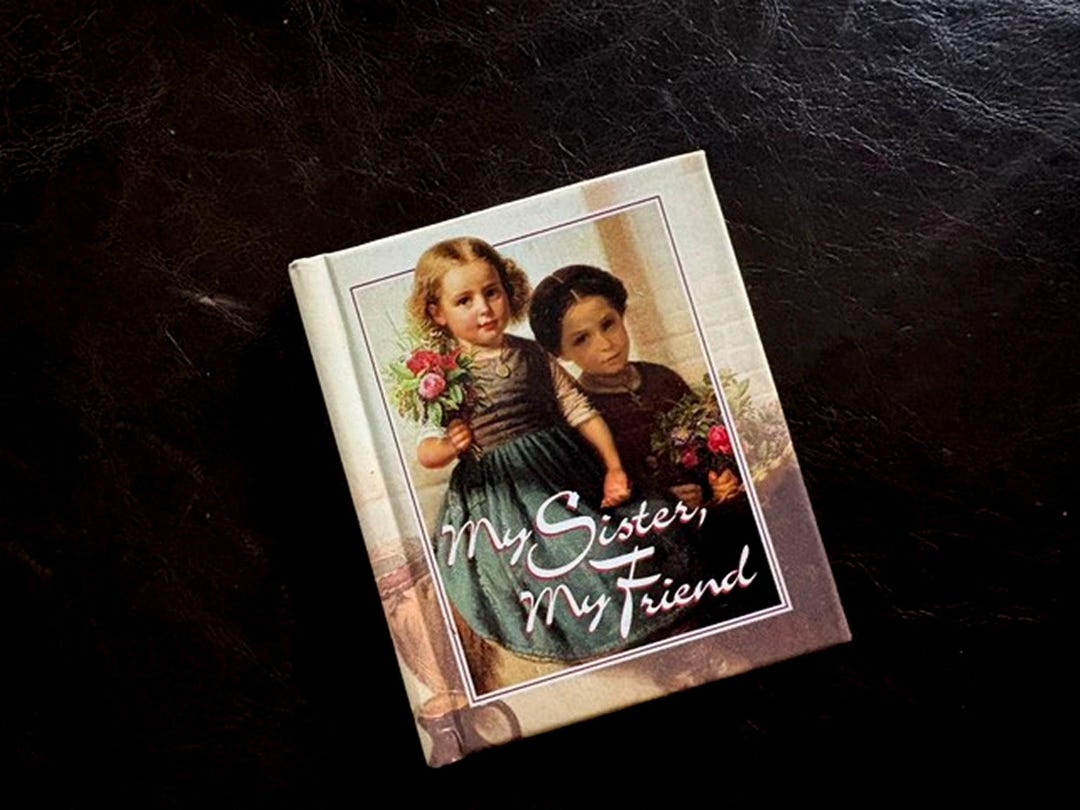 1993 'my Sister, My Friend' Book, Small Hardcover Giftbook - Etsy
