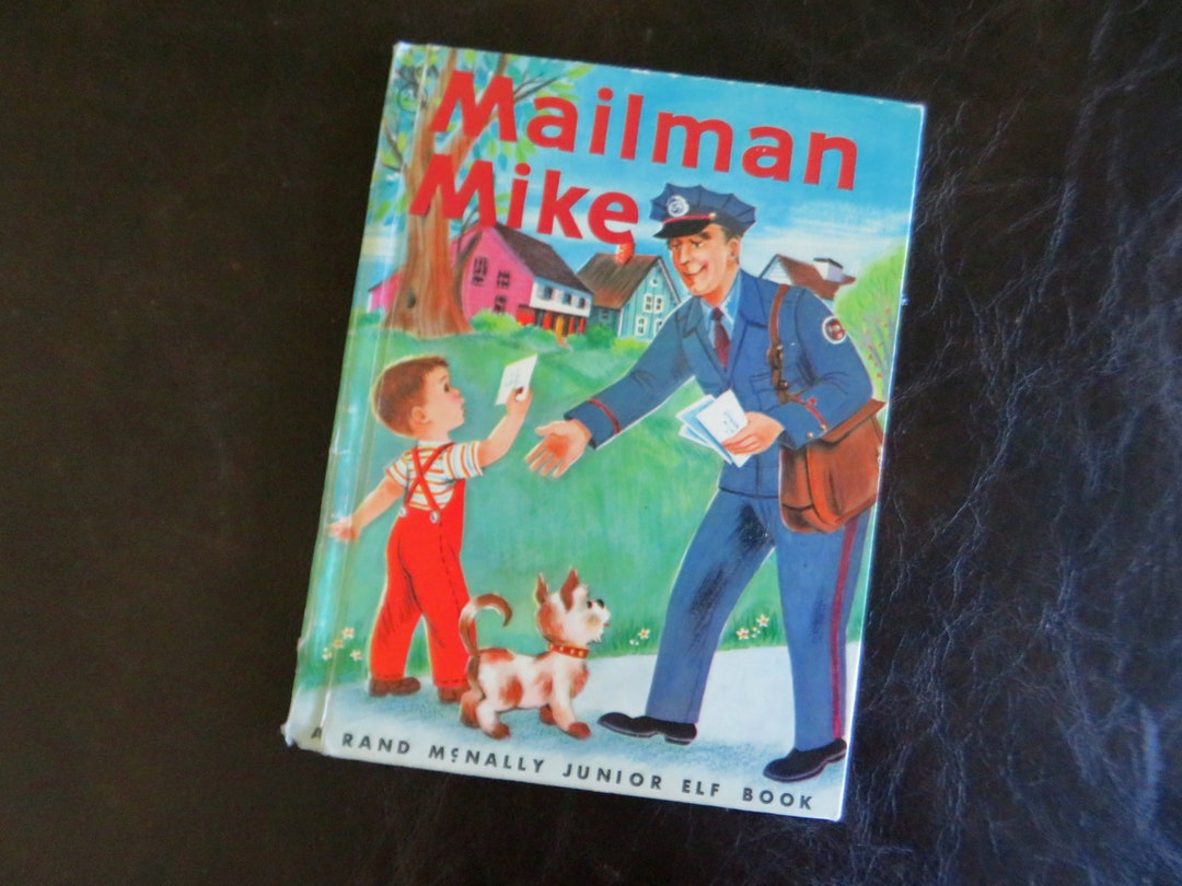 Vintage 'mailman Mike' Book | 1959 Collectible A Rand Mcnally Junior ...
