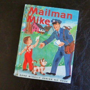 Vintage 'mailman Mike' Book | 1959 Collectible A Rand Mcnally Junior ...
