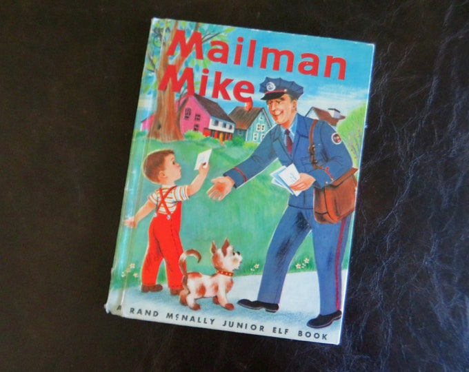 Vintage 'mailman Mike' Book | 1959 Collectible A Rand Mcnally Junior ...