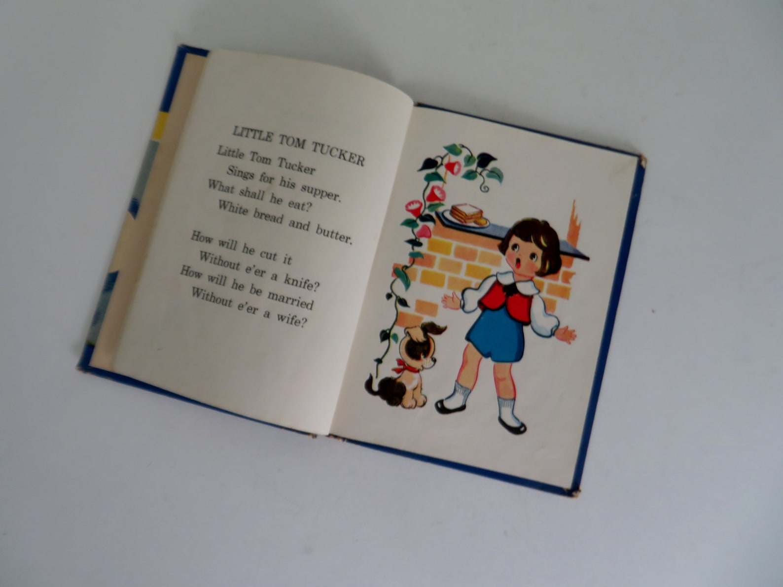 Vintage 1942 'mother Goose Rhymes' Book Rand Mcnally Small-sized ...
