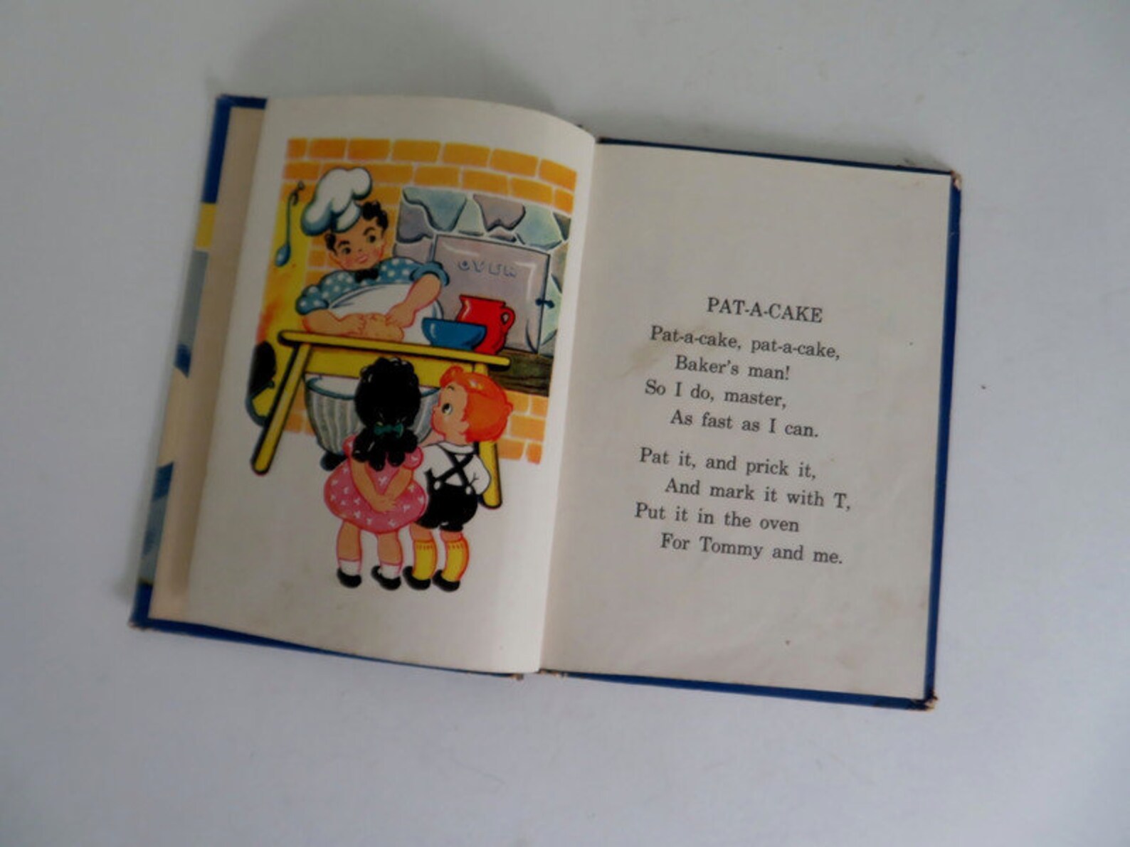 Vintage 1942 'mother Goose Rhymes' Book Rand Mcnally Small-sized ...