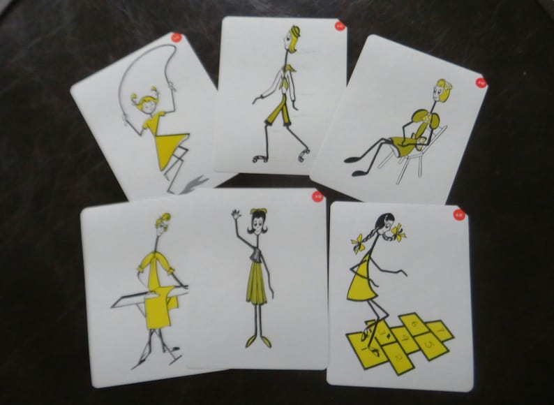 60 Vintage Assorted Peabody Language Development Kit Flash Cards Level ...