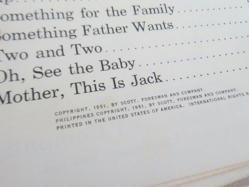 Old Elementary School Book Vintage 1951 tom and Susan Book A Social ...