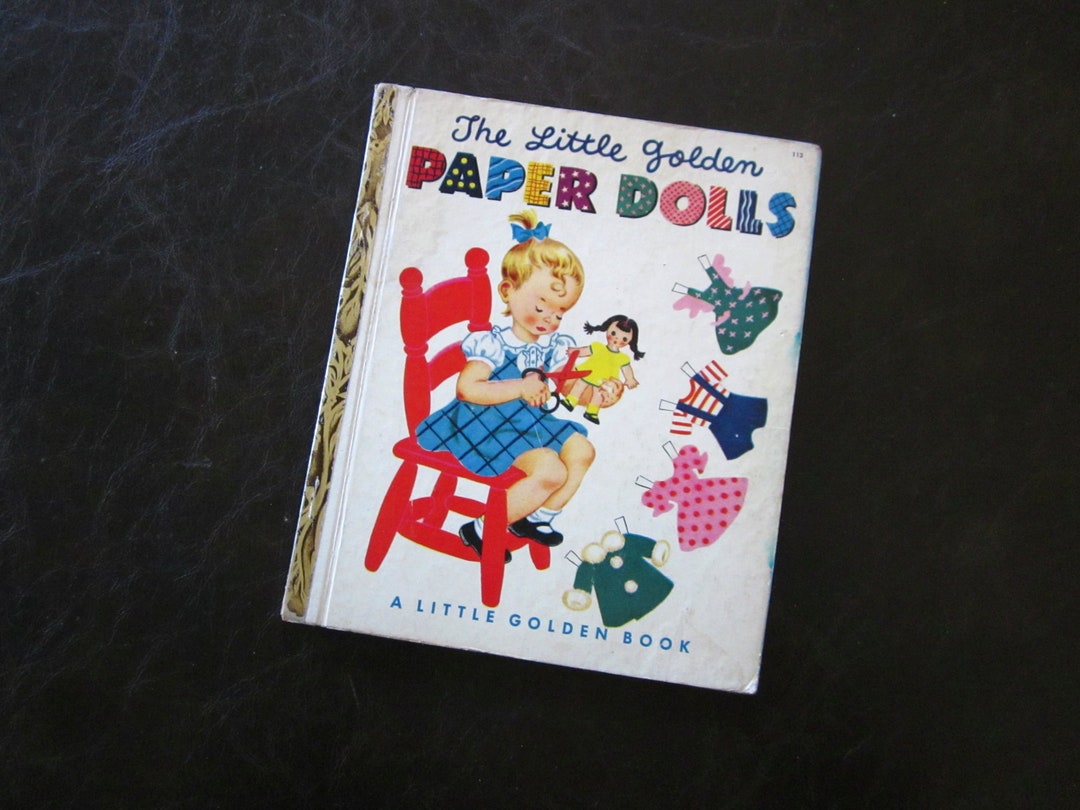 Vintage Little Golden Paper Dolls Book, 1951 Collectible - Etsy