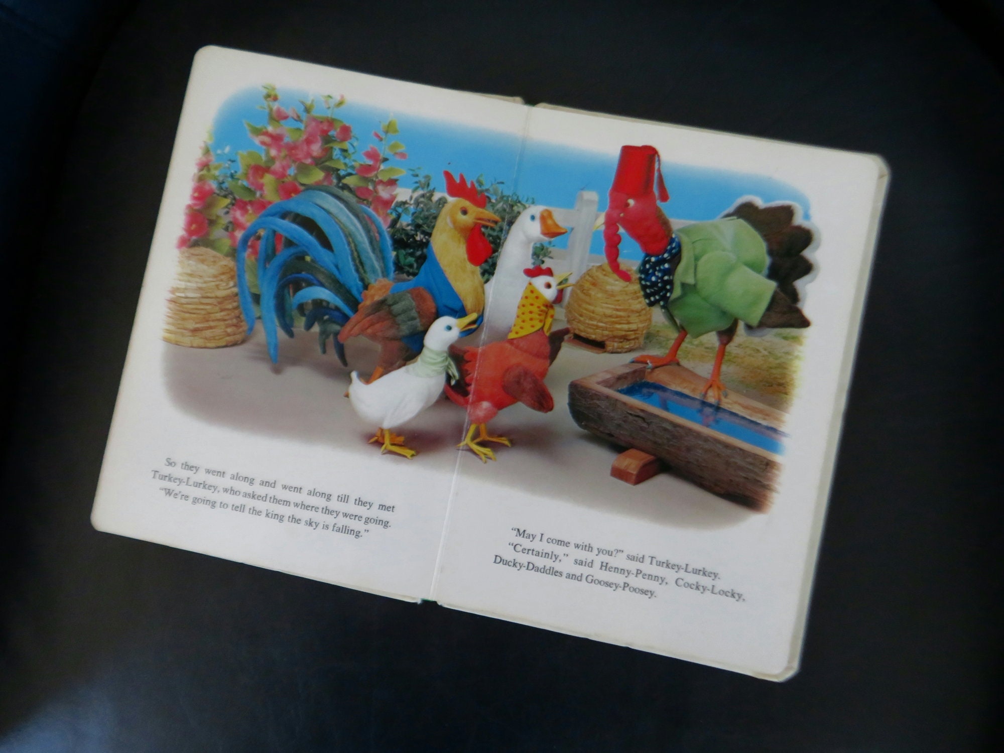 Vintage 1969 henny Penny A Puppet Story Book 0759 With 3-D Picture on ...