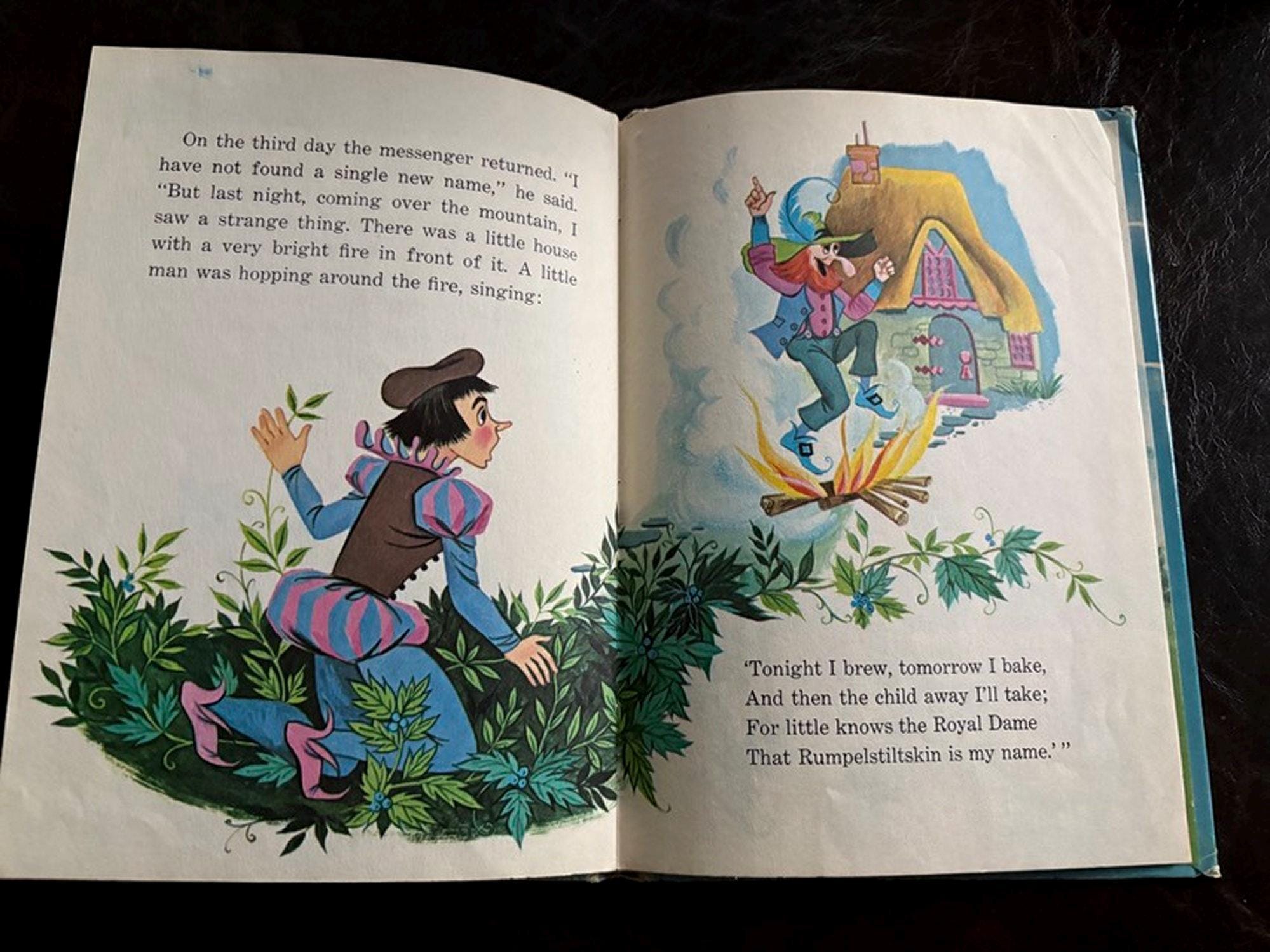 1965 Whitman BIG Tell-a-tale Rumpelstiltskin Book - Etsy
