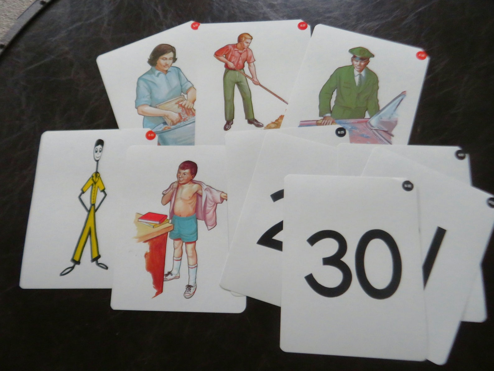 60 Vintage Assorted Peabody Language Development Kit Flash Cards Level ...