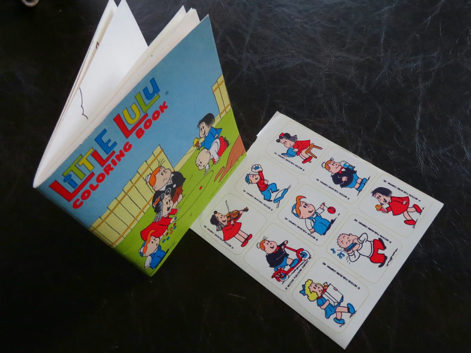 Vintage Little Lulu Coloring Book With Stickers Hallmark 25PF 140-2 ...