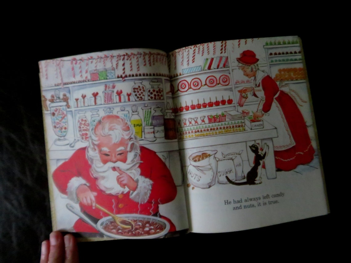 Vintage Little Golden Book: Santa's Surprise Book, 1972 Printing - Etsy