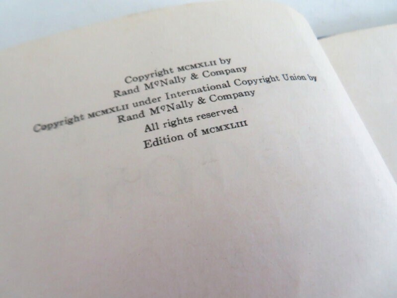 Vintage 1942 'mother Goose Rhymes' Book Rand Mcnally Small-sized ...