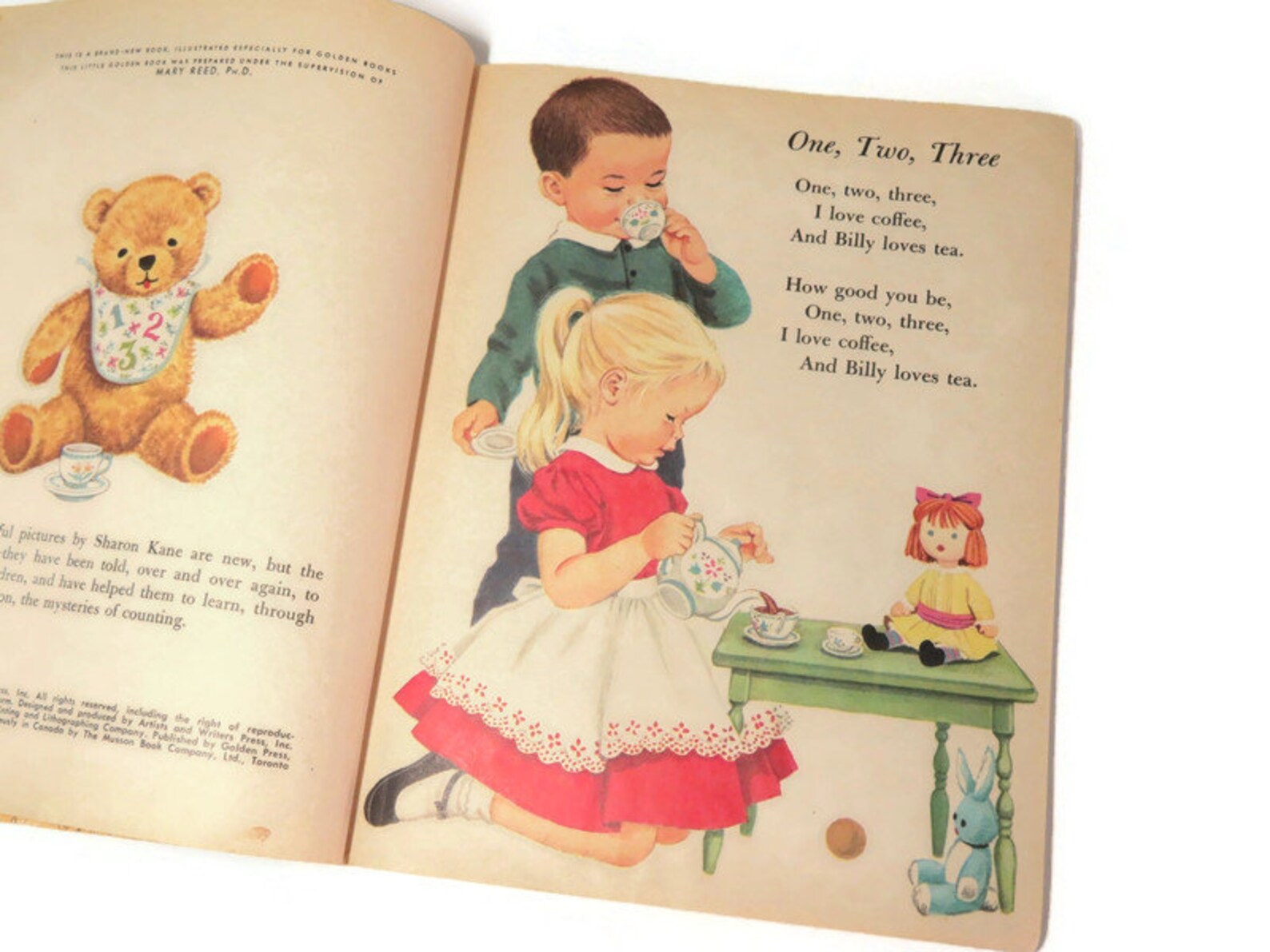 Vintage A Little Golden Book "counting Rhymes" Book #361 Delightful ...