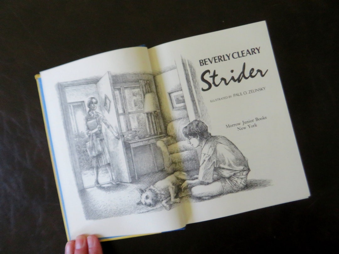Vintage Book 1991 'strider' by Beverly Cleary Illustrated by Paul O ...