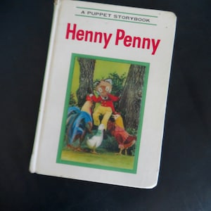 Vintage 1969 "henny Penny" A Puppet Story Book #0759 With 3-D Picture ...
