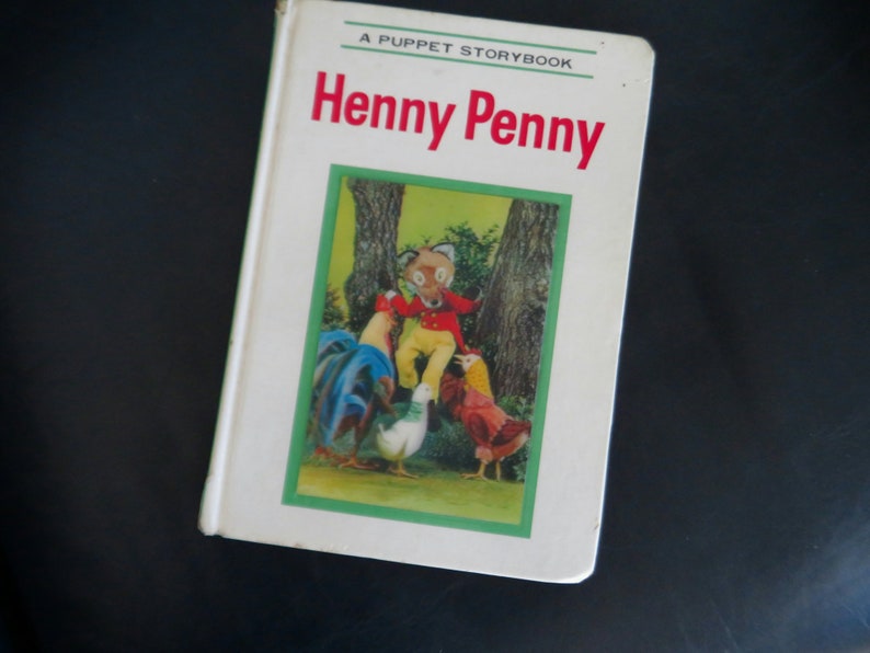 Vintage 1969 "henny Penny" A Puppet Story Book #0759 With 3-D Picture ...