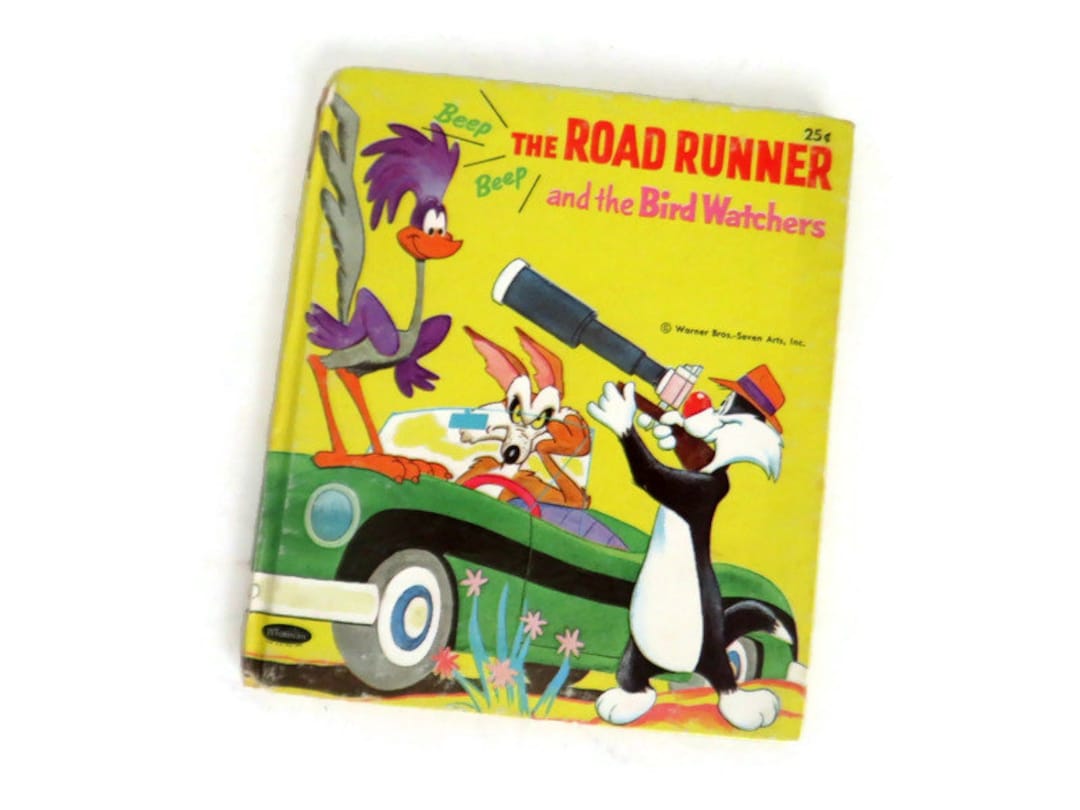 Vintage Whitman "tell-a-tale" Book 1968 the Road Runner and the Bird ...