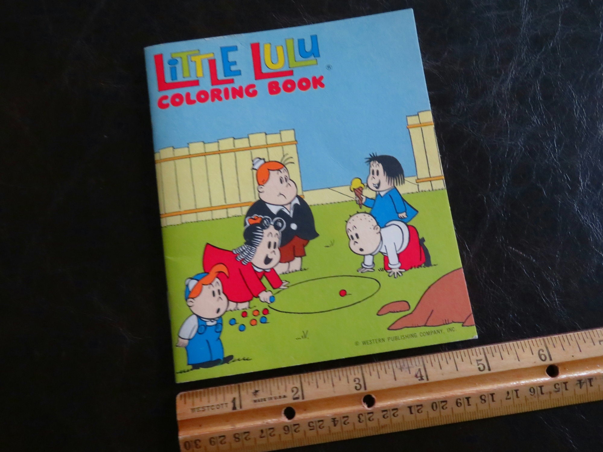 Vintage Little Lulu Coloring Book With Stickers Hallmark 25PF 140-2 ...